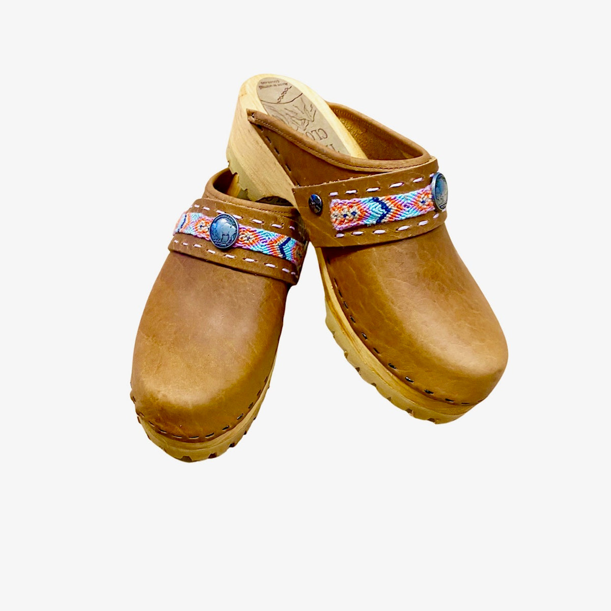 Mountain Sole Hazelnut Bison with your choice of Boho strap – Tessa ...