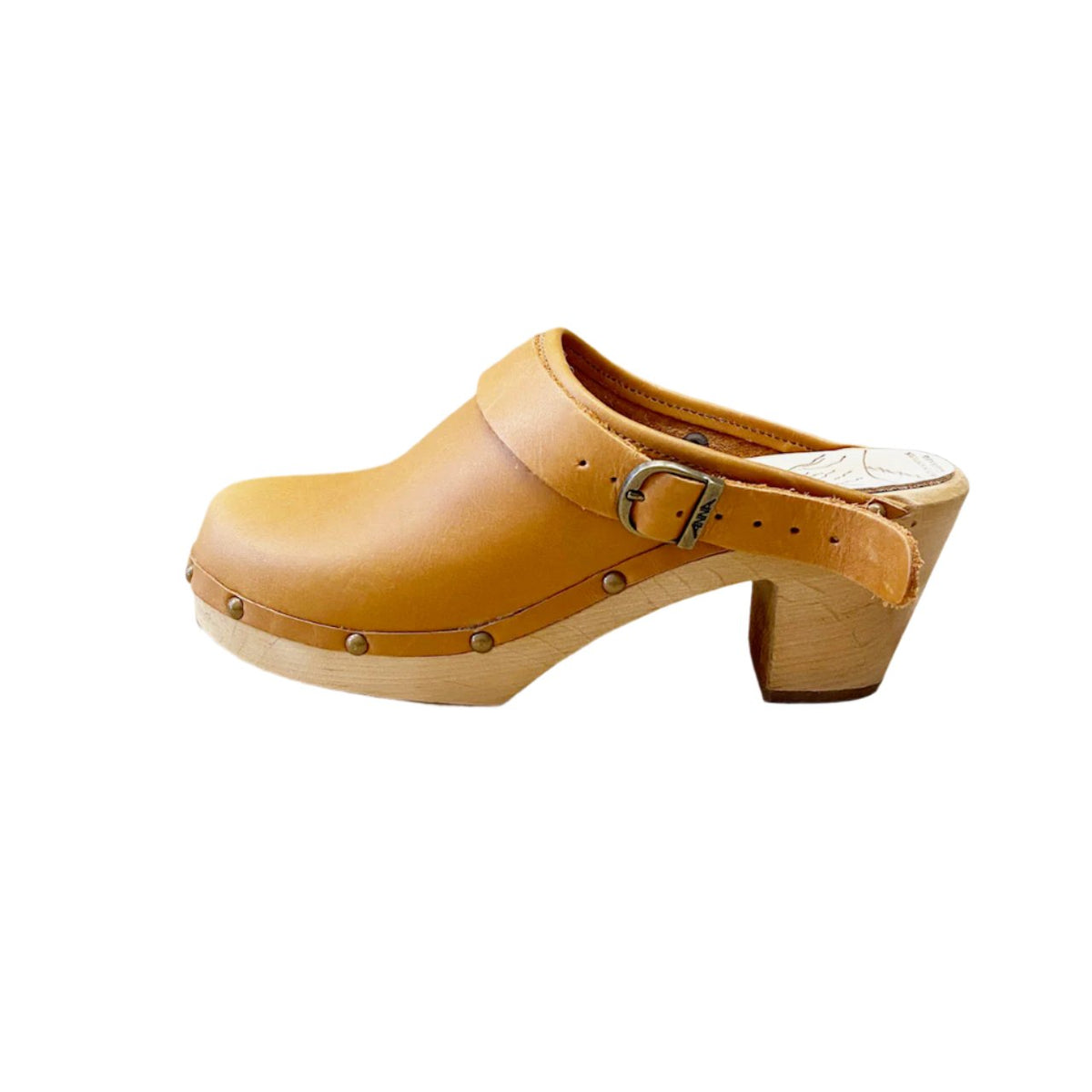 High Heel Sunrise Oil Heel strap with Decorative Nails size 38 $80 Sal ...