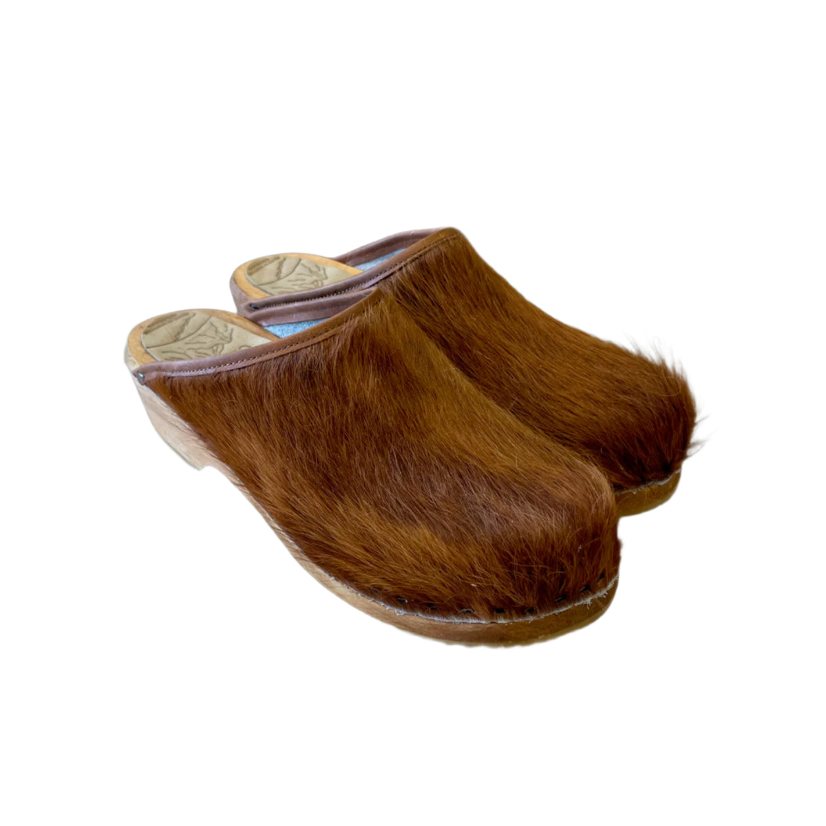 Traditional Heel Brown Spotted Pony size 39 – Tessa Clogs / Swedish ...