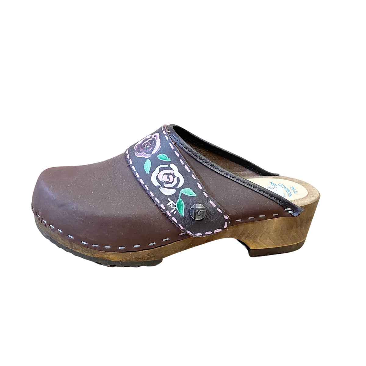 Traditional Heel Brown OIl with Emma Snap Strap size 36 - Factory Seco ...