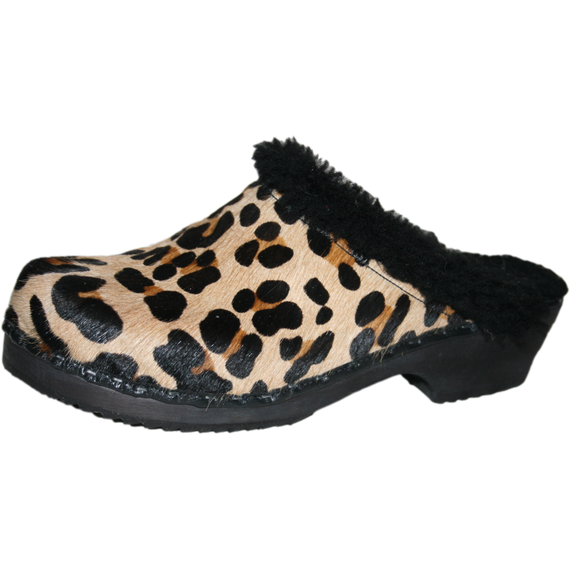 Traditional Heel Leopard Pony Shearling, Made in Minturn, Colorado ...